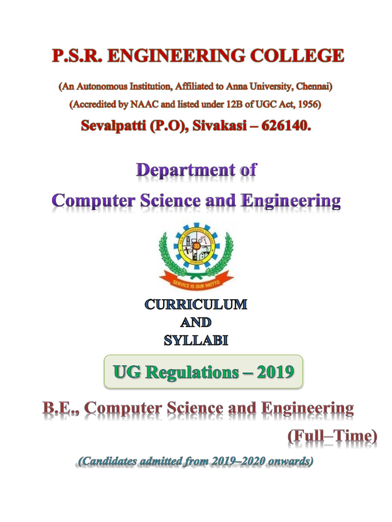 Cse Ug R2019 | PDF | Matrix (Mathematics) | Derivative