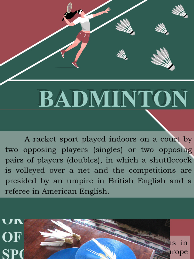 BADMINTON | PDF | Indoor Sports | Games Of Physical Skill