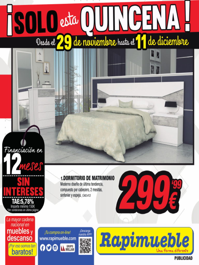 Folleto Rapimueble 29-11dic | PDF