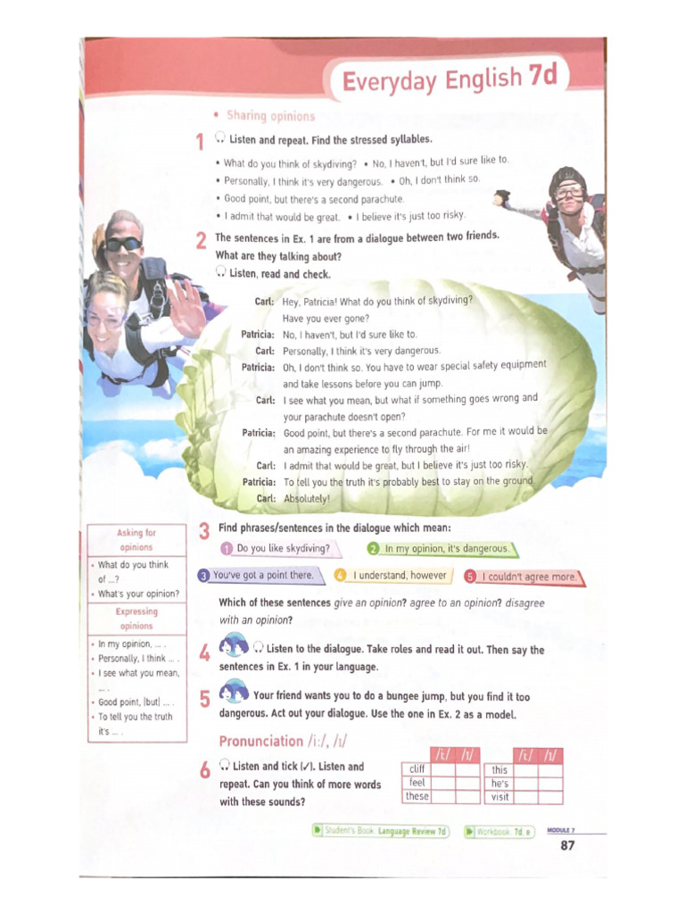 Everyday English 7d | PDF