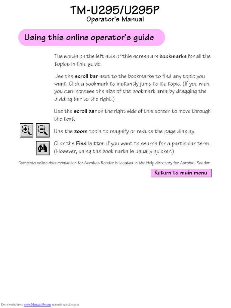 Imprimante Balance Epson TM U295 BW Dotmatrix Printer | PDF | Printer ...