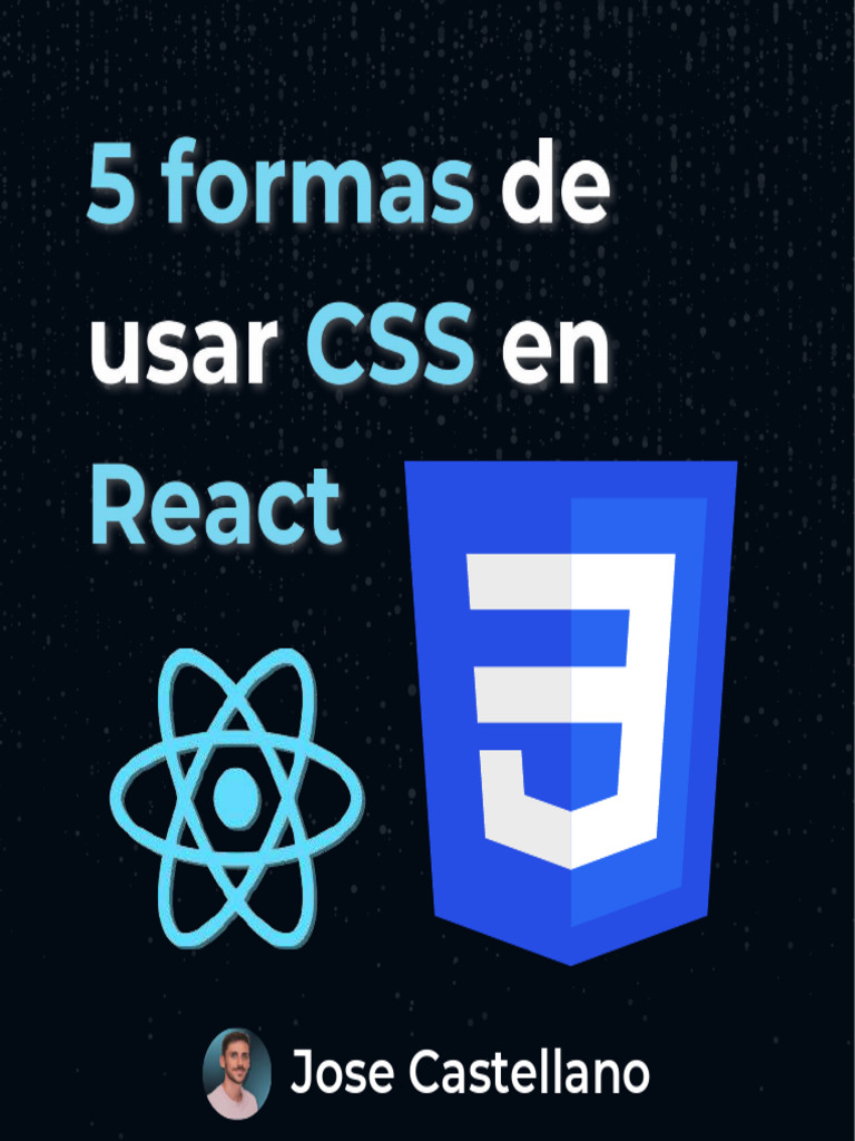 5 Formas de Usar CSS en React - Compressed | PDF | Informática | Ingeniería de software