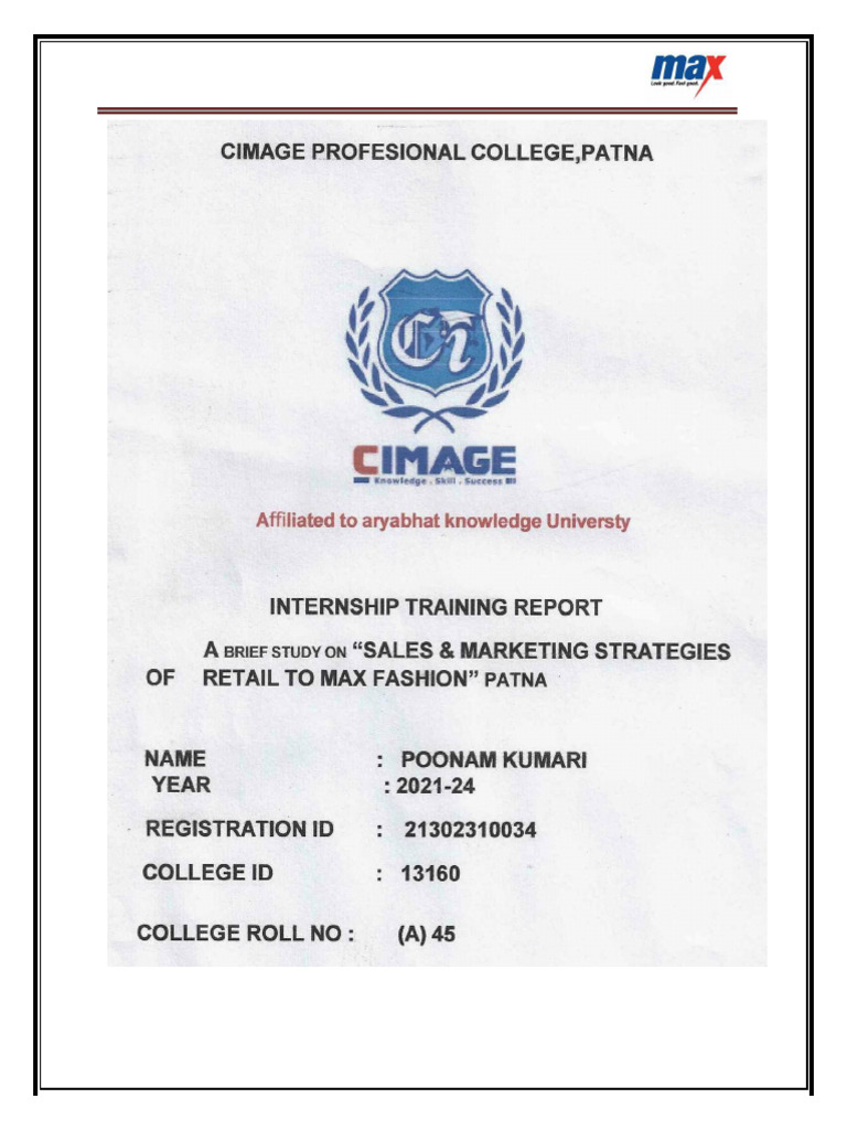 New Project Report | PDF | Marketing | Textiles