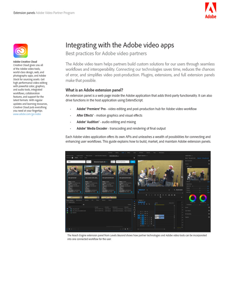 Adobe Video Partner Program Extension Panel Guide 2023 | PDF | Mobile ... Adobe Video Partner Program Extension Panel Guide 2023 | PDF | Mobile ...