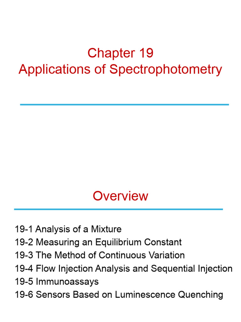 QCA9e Lecture PPT Ch19 | PDF | Immunoassay | Elisa