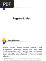 Regresi Linear, Intercept, Dan Slope | PDF