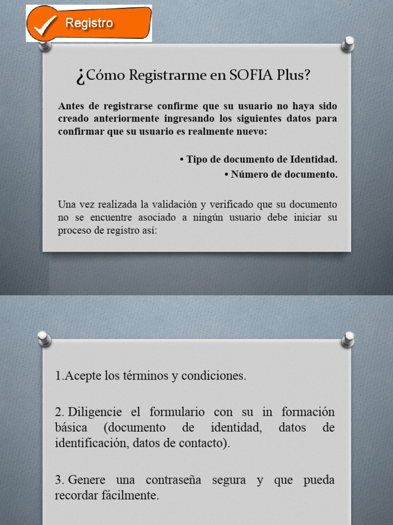 Guía de Registro en SOFIA Plus | PDF | Crecimiento personal y profesional