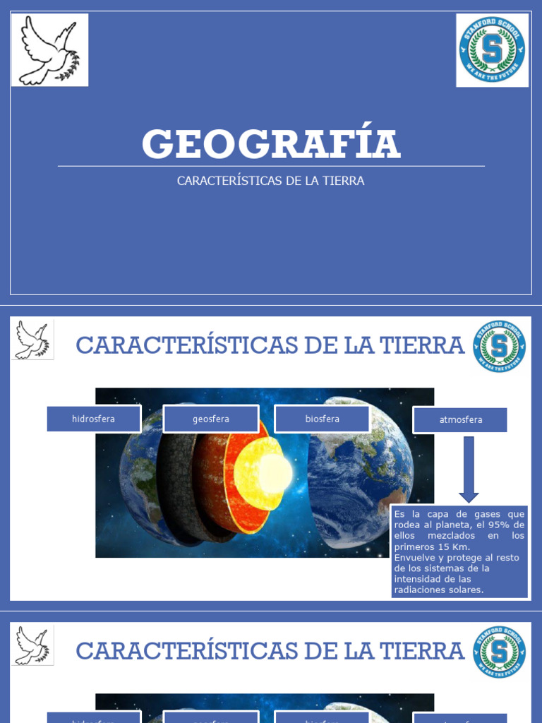 Caracteristicas de La Tierra 1 | PDF | Tierra | Atmósfera