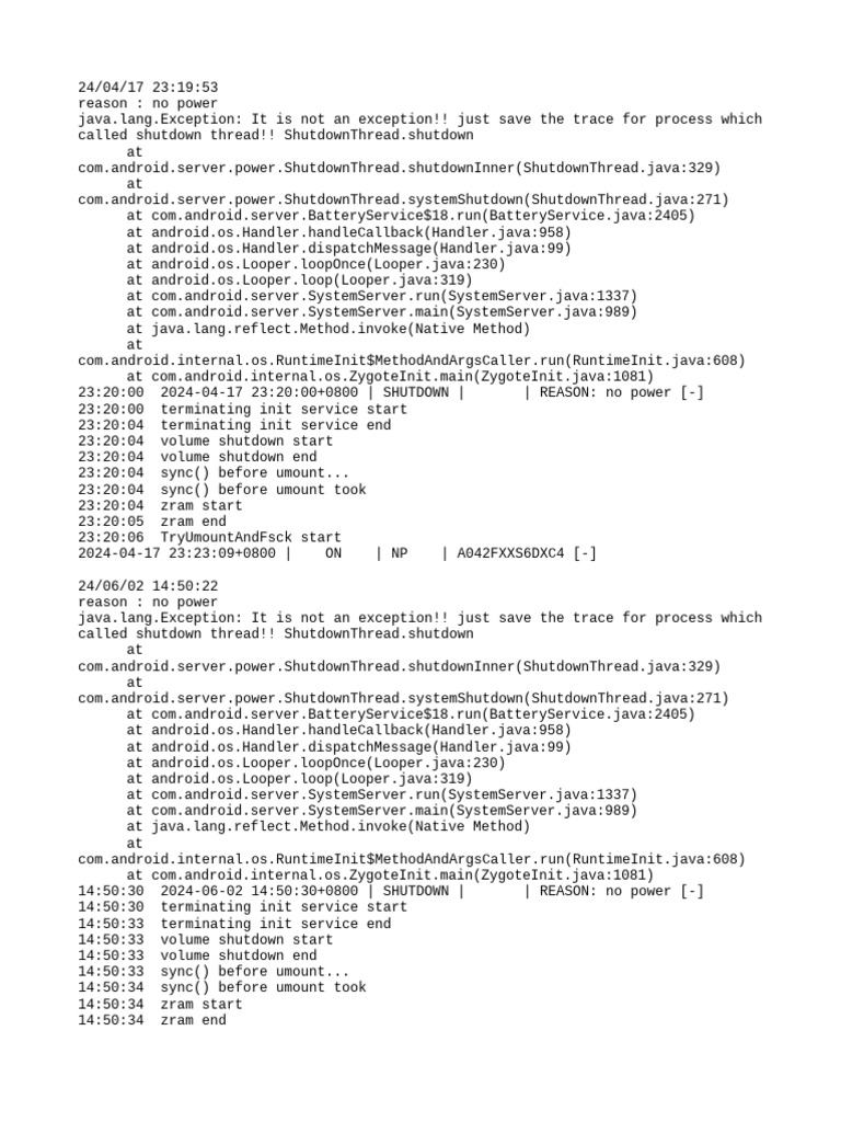 Power Off Reset Reason Pdf Java Programming Language Computer Science 9934