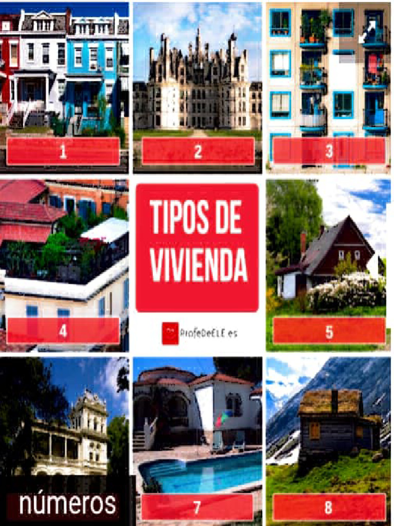 Profedeele. Tipos de Viviendas. | PDF