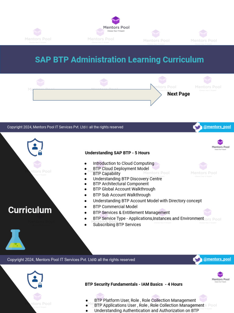 BTP Administration Learning Path | PDF | Cloud Computing | Computing