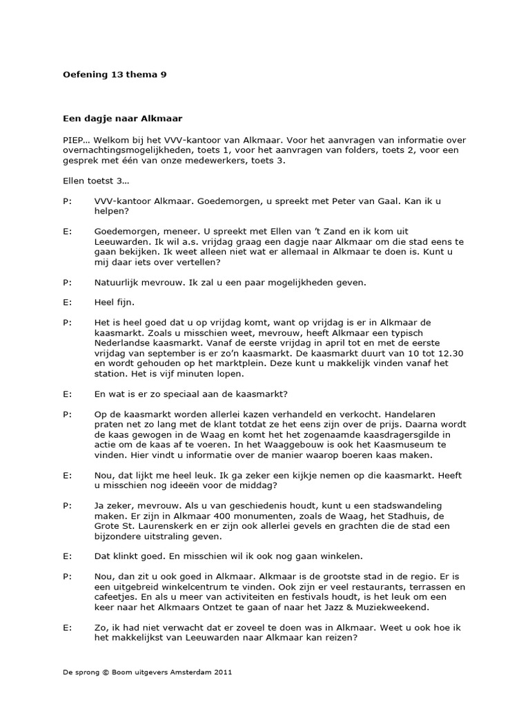 Oefening 13 - Transcript | PDF