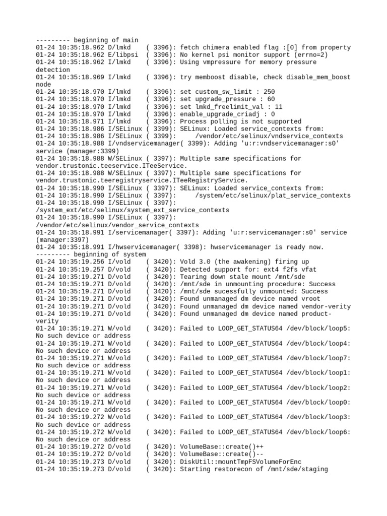 Logcat Home Fota Update Log | PDF | Operating System Technology ...