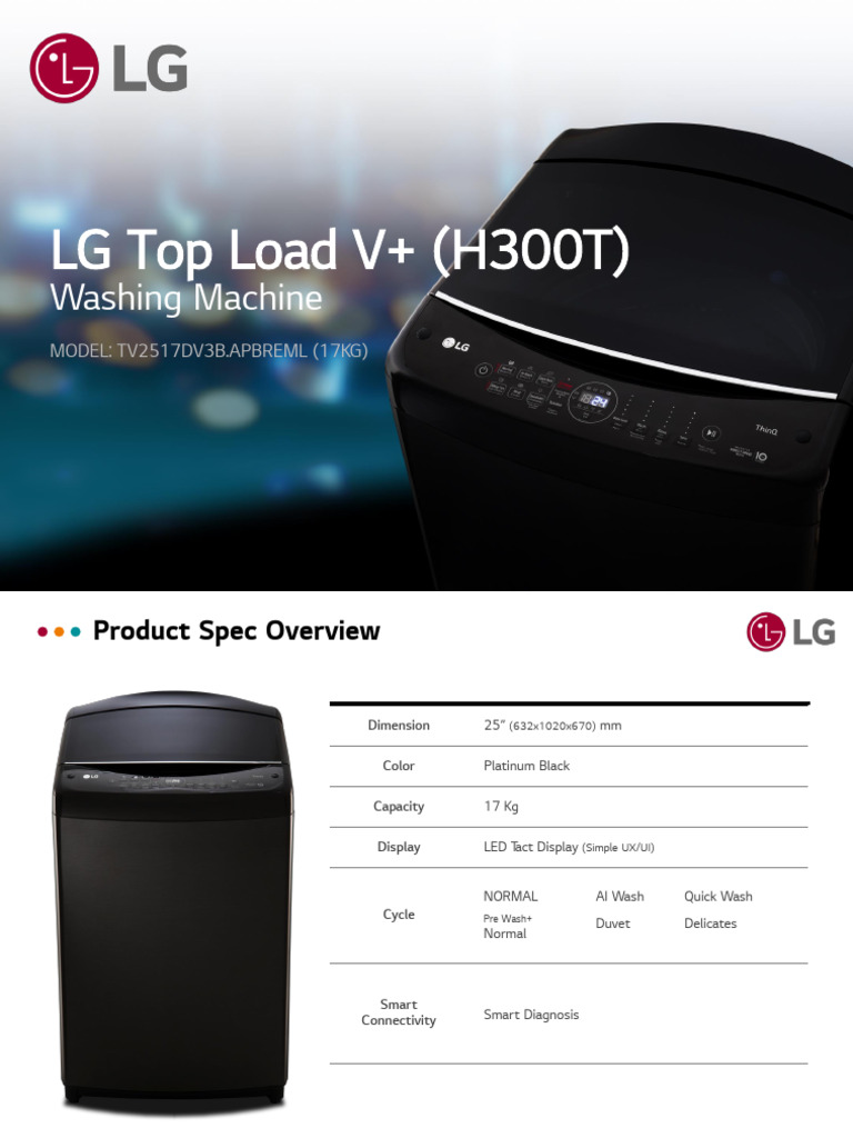 Top Load Washer | PDF | Washing Machine