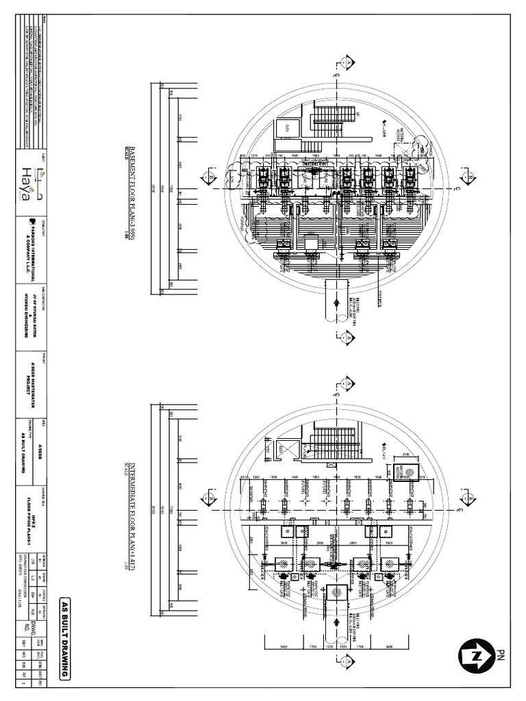 Sb01-Mec-2009-001-0 - MPS-2 Floor Piping Plans-1 | PDF