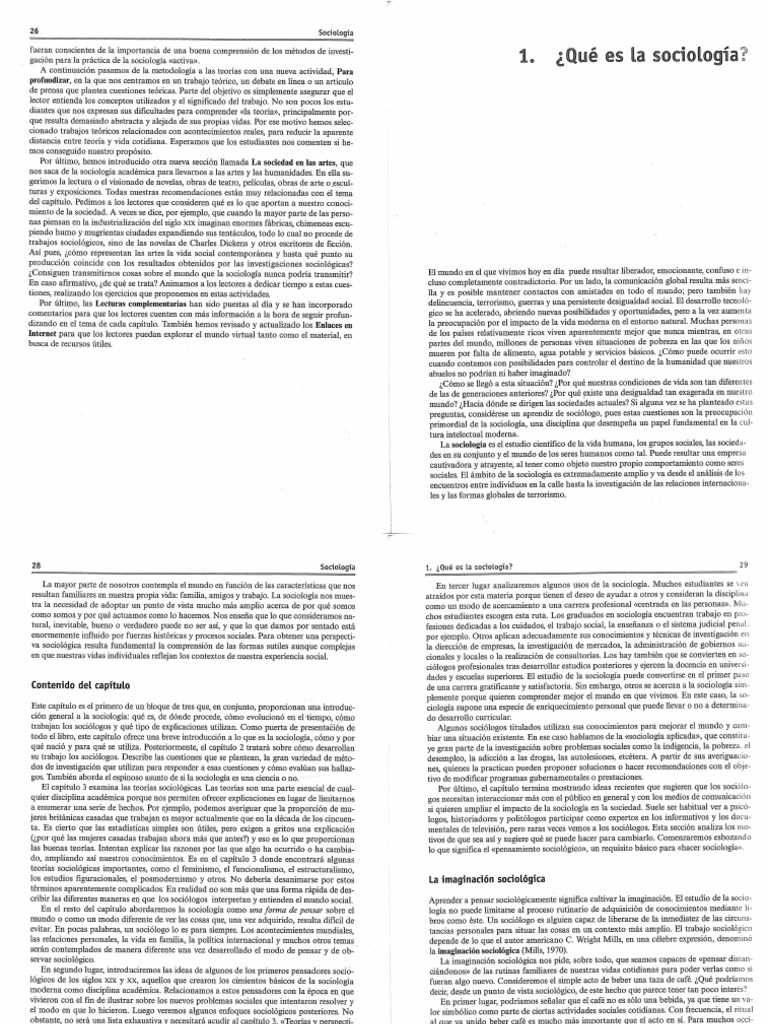 Giddens, SOCIOLOGIA | PDF