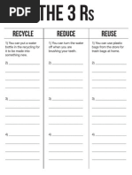 3Rs Worksheet | PDF