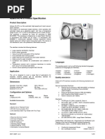 AMSCO Lab Series Small Tech Data Sheet English | PDF | Steam | Water