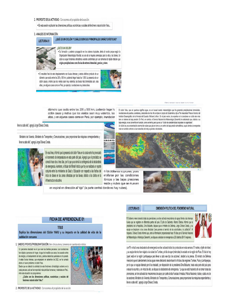 Como Se Origino El Ciclon Yacu | PDF