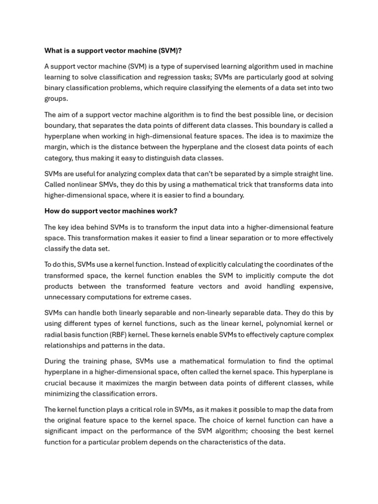 Support Vecor Machine Pdf Support Vector Machine Theoretical Computer Science