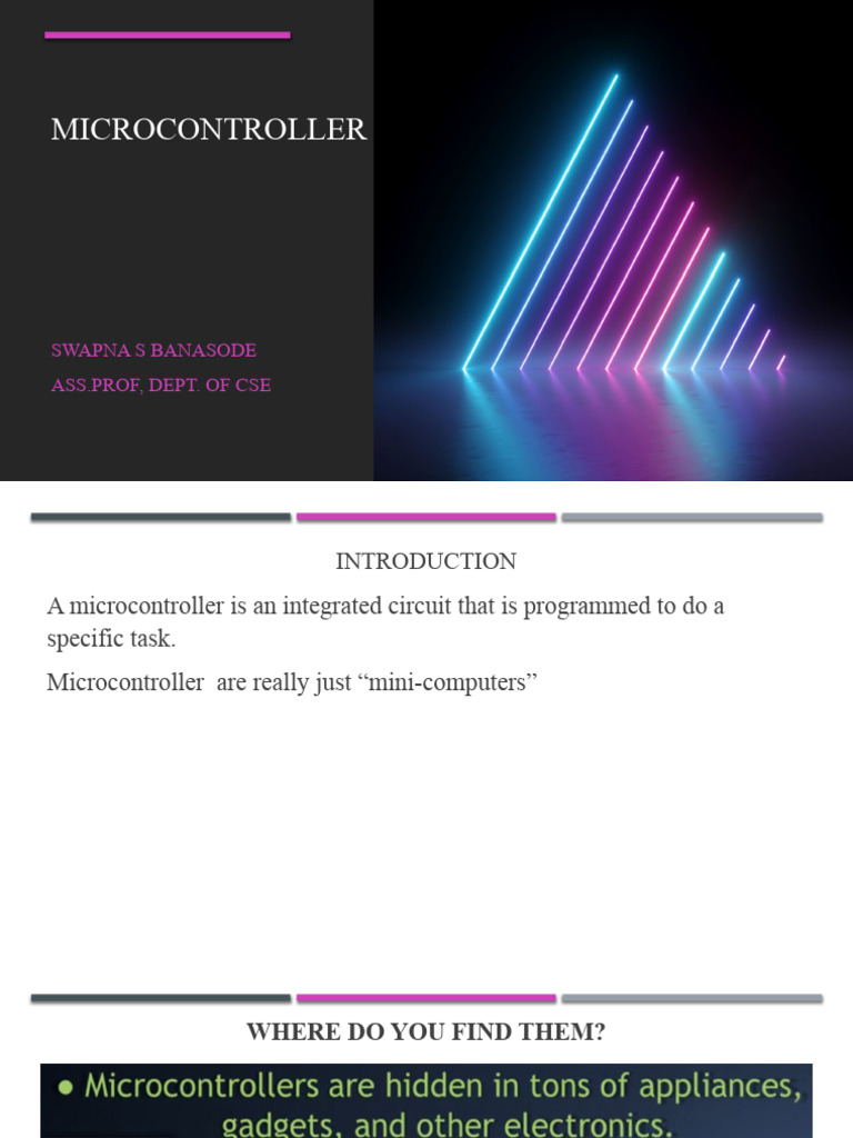chpt1_ARM Embedded System | Download Free PDF | Microcontroller | Central Processing Unit
