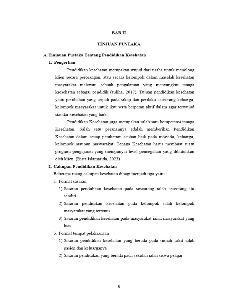 Bab Ii Proposal | PDF