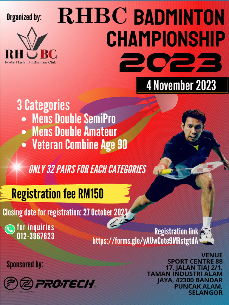 RHBC Badminton Championship 2023 | PDF | Sports