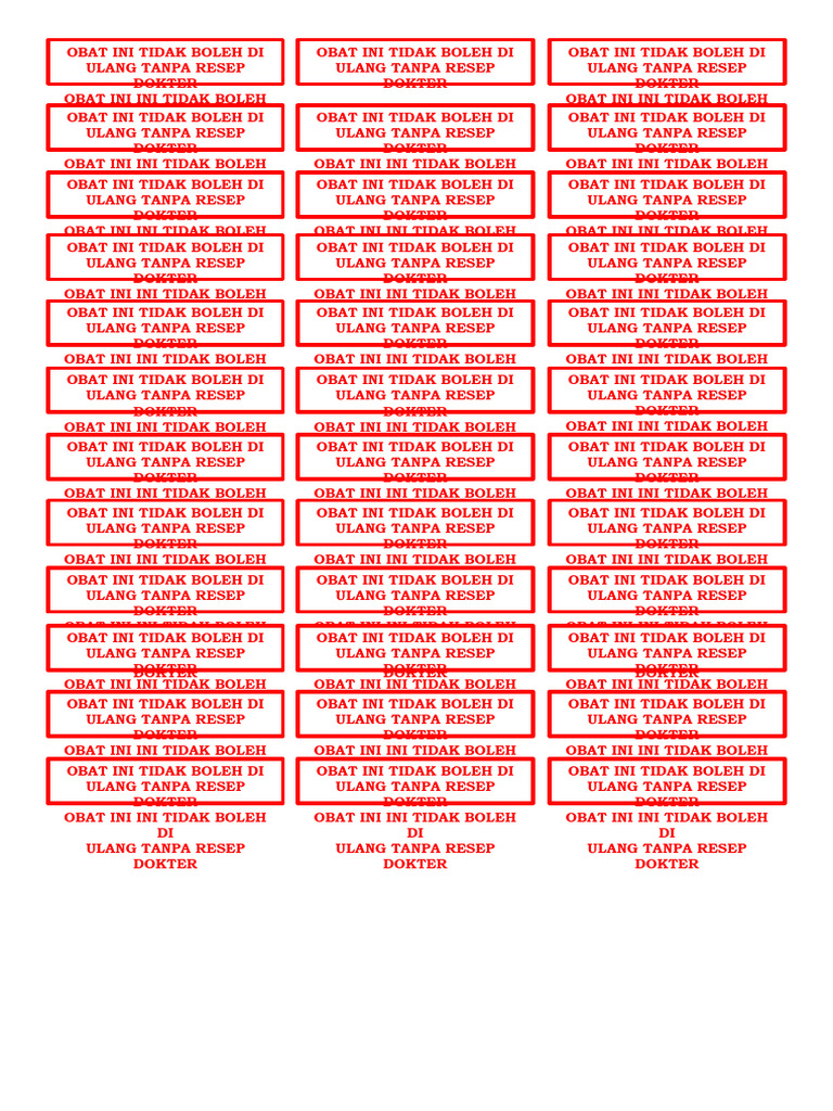 Label No Iter Kocok Dahulu Dan Habiskan | PDF