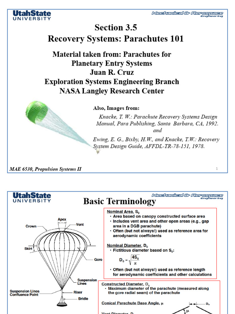 Parachute Ref | PDF | Parachute | Rocket