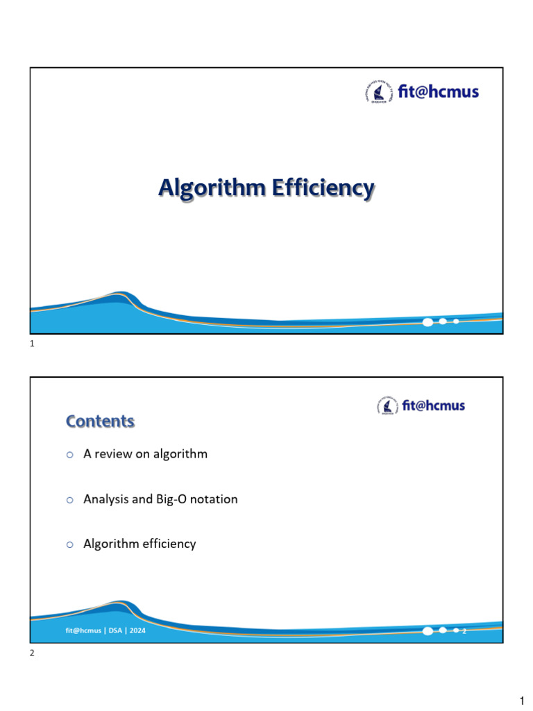DSA-01-Algorithm Efficiency-Eng | Download Free PDF | Algorithms | Numbers
