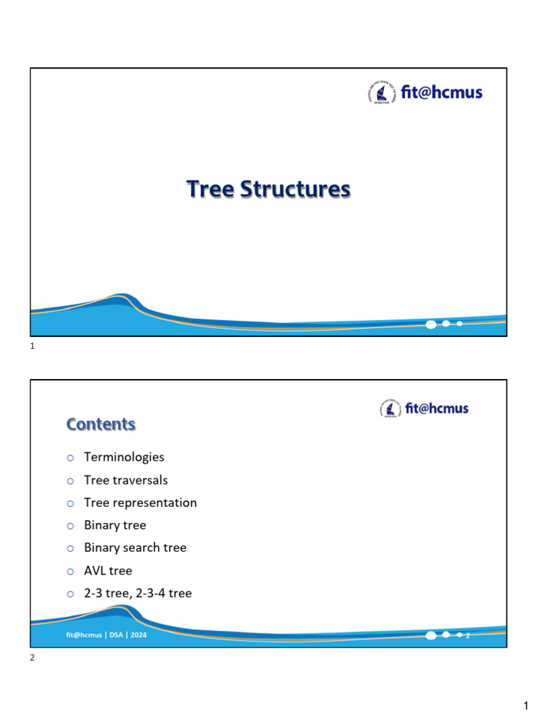 Dsa 03 Tree Structures Eng Pdf Algorithms And Data Structures