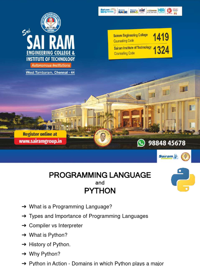 Python Training - Day 1 | PDF
