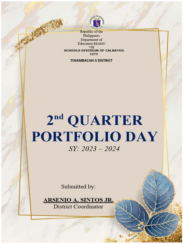 2nd Quarter PORTFOLIO DAY ACR | PDF | Behavior Modification | Learning