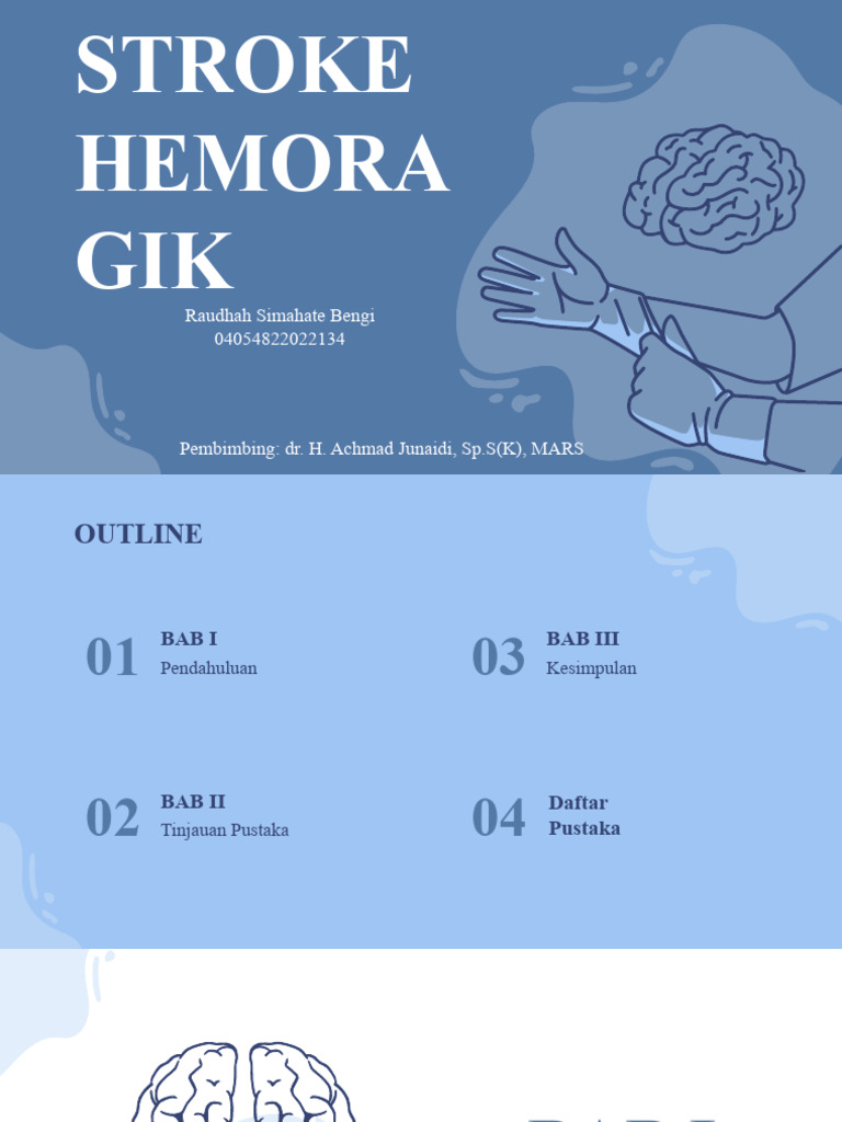 Referat Stroke Hemoragik | PDF | Sains & Matematika