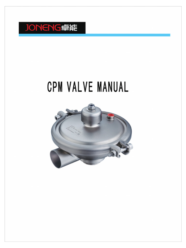 Manual - Valvula Contrapresion CPM | PDF