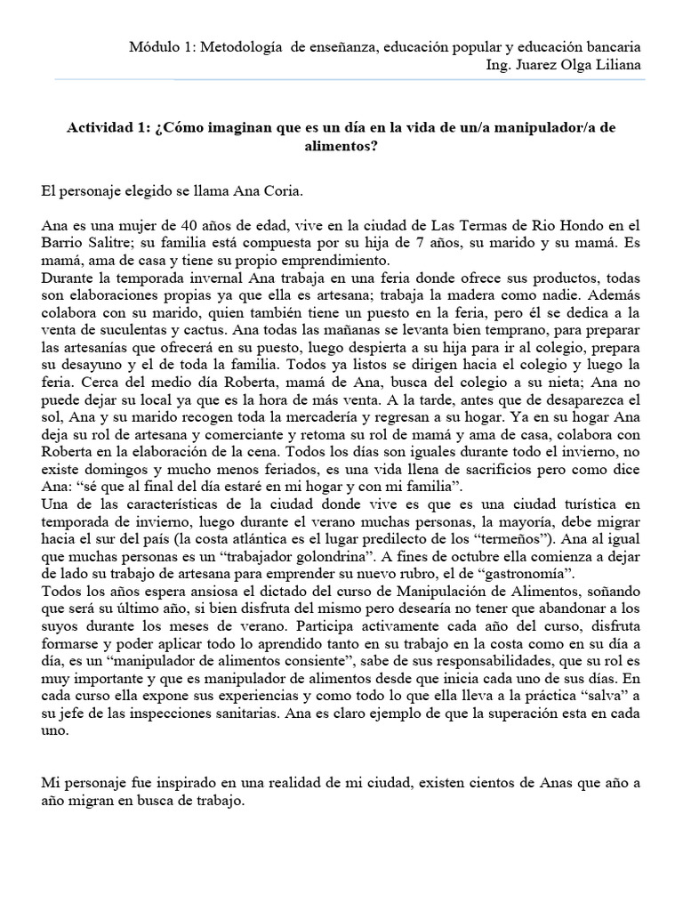 Actividad 1 Modulo 1 | PDF