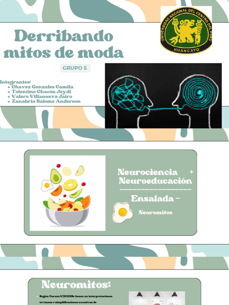 Neuromitos | PDF | Aprendizaje | Sicología
