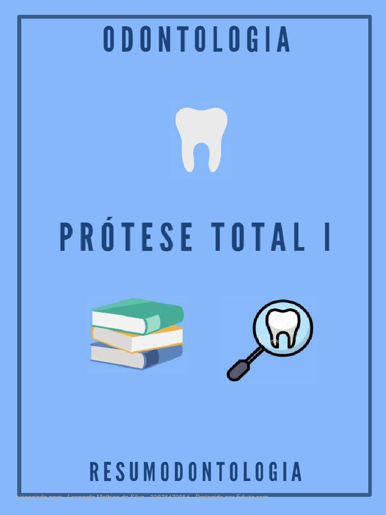 Prótese Total: Modelos e Confecção | PDF | Dente humano | Prótese