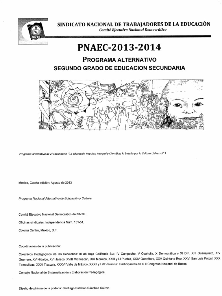 Segundo Secundaria Programa | PDF