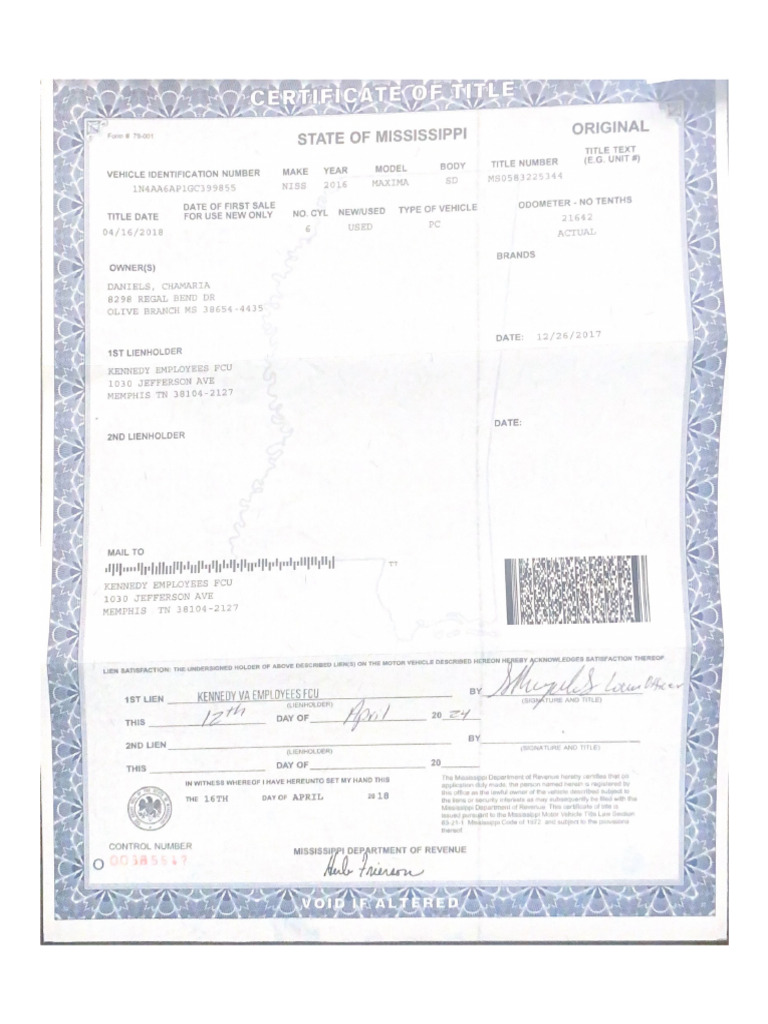 Vehicle Identification Number | PDF