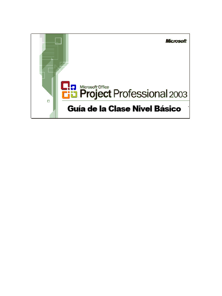 Guía Project | PDF | Microsoft | Informática