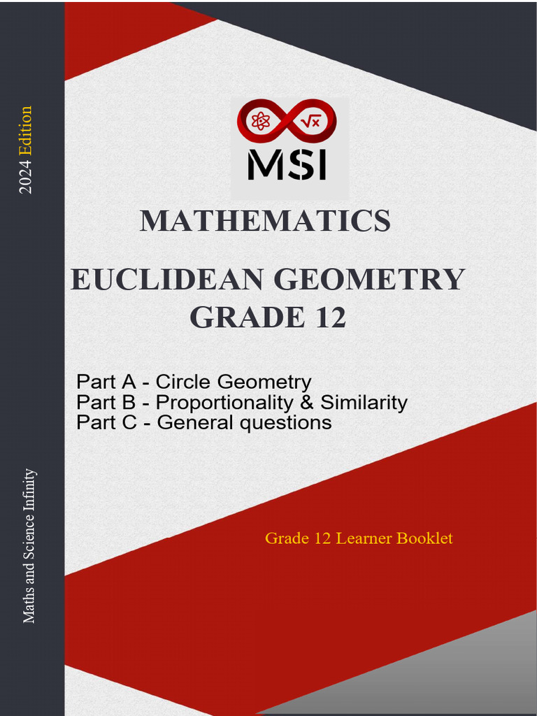 MSI - WInter School 2024 - Euclidean Geometry - Learner Booklet | PDF ...