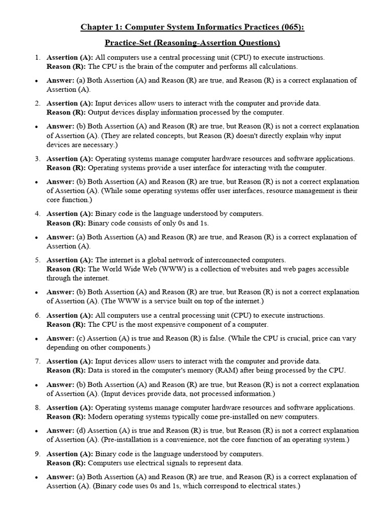 11-Practice Set Arq | PDF | Operating System | Central Processing Unit