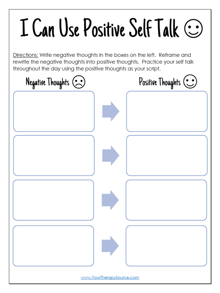 Positive Self-Talk | PDF