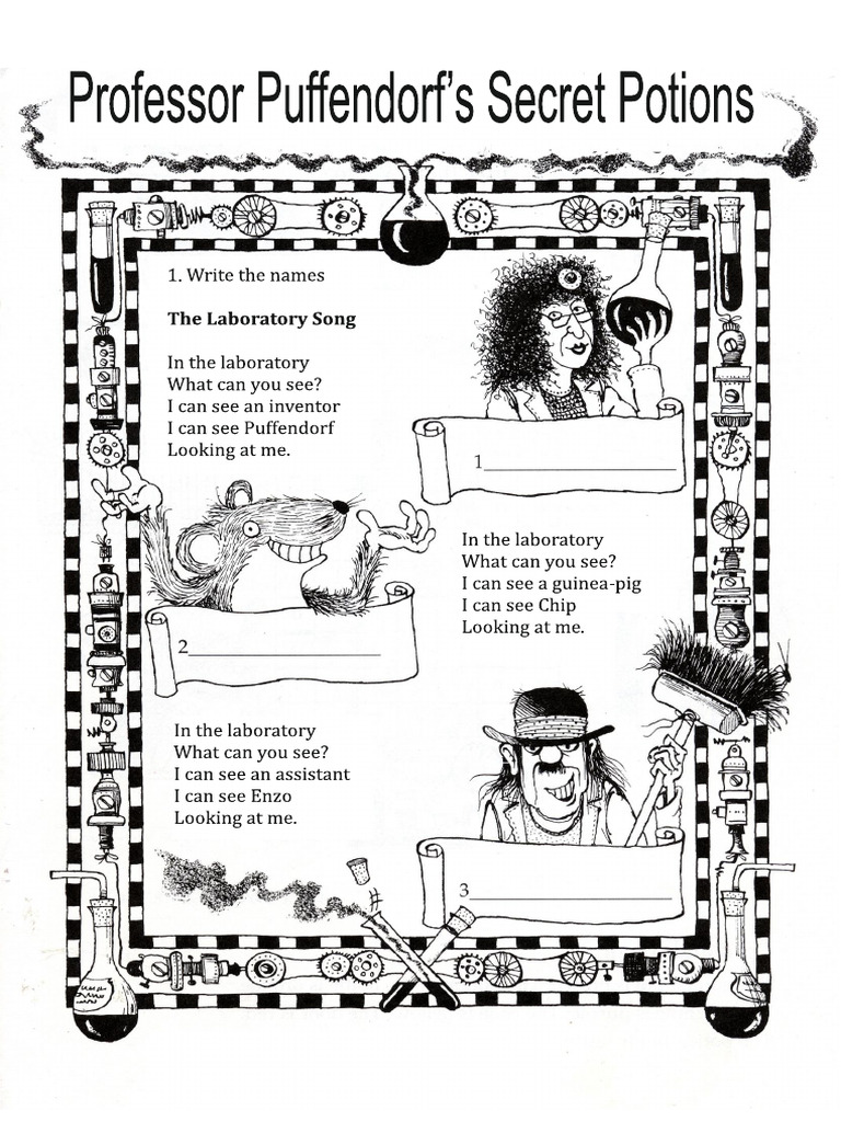 Professor Puffendorf - Worksheet 1 | PDF