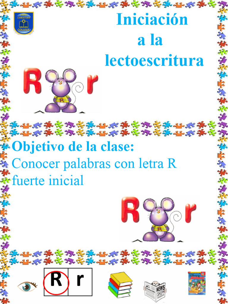 Conocer Palabras Con Letra R Fuerte Inicial | PDF | Lingüística | Escritura
