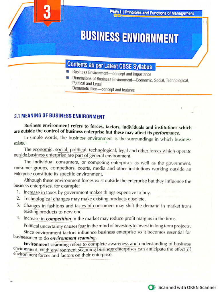 Business Environment | PDF