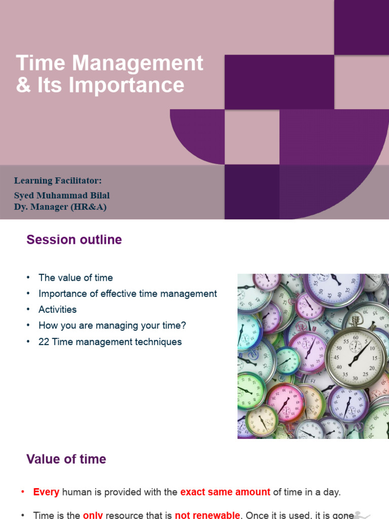 Time Management | PDF