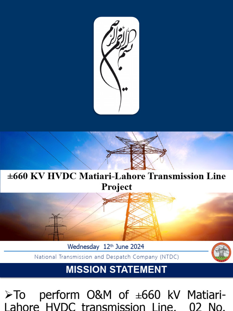 Presentation On HVDC | PDF | High Voltage Direct Current | Electric Power Transmission