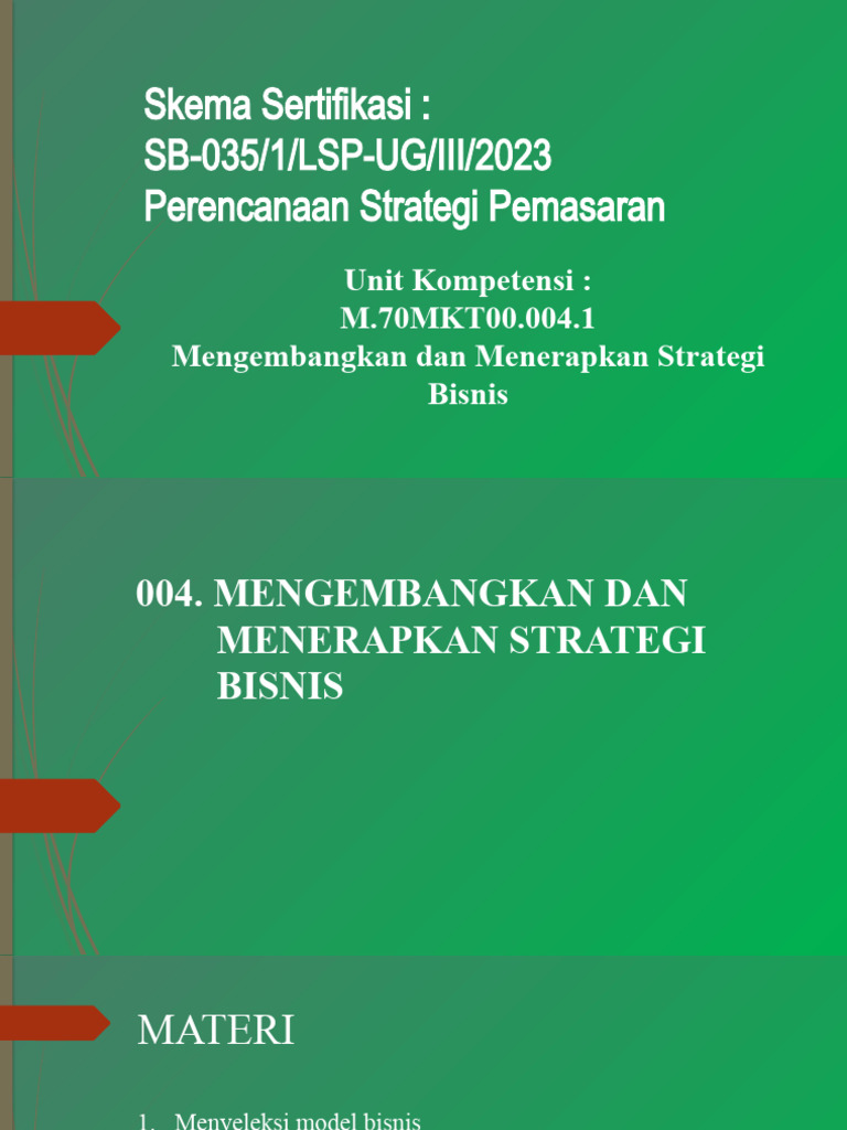 Skema Sertifikasi 004 | PDF